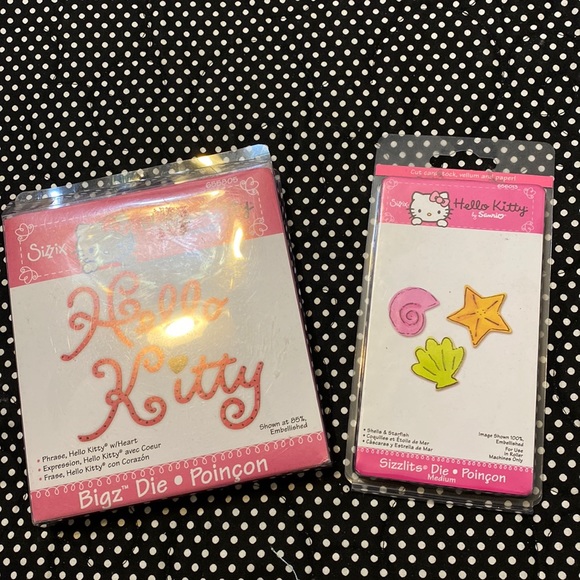 Sizzix | Office | 2 Hello Kitty Sizzix Plates Phrase Hello Kitty With ...
